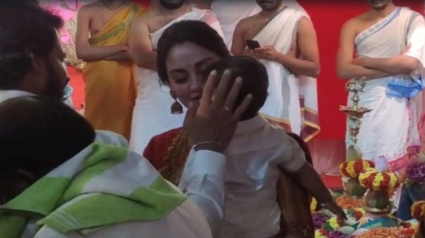 Nikhil Kumarswamy son Avyan Dev Naming Ceremony