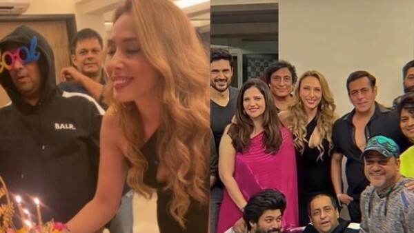 Salman Khan Twins In Black With Rumoured GF Iulia Vantur At Latter's Birthday Bash