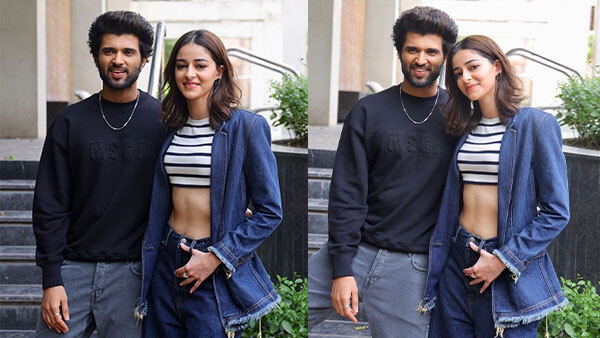 Vijay Deverakonda And Ananya Panday Promote Liger In New Delhi