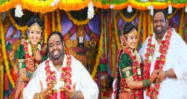 ನಟಿ ಮಹಾಲಕ್ಷ್ಮಿ- ರವೀಂದ್ರ ಮದುವೆ ಫೋಟೋಗಳು | Actress Mahalakshmi, Producer ...