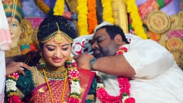 ನಟಿ ಮಹಾಲಕ್ಷ್ಮಿ- ರವೀಂದ್ರ ಮದುವೆ ಫೋಟೋಗಳು | Actress Mahalakshmi, Producer ...