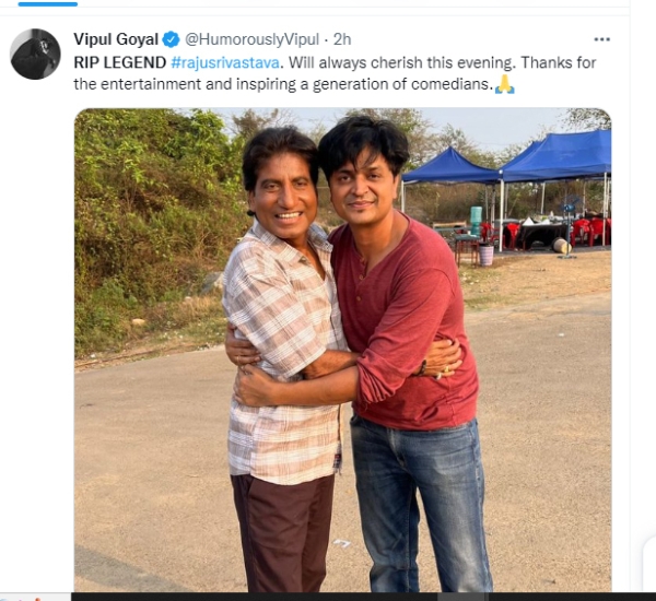 Twitterati Pour Condolence Messages For Sad Demise Raju Srivastav Photos