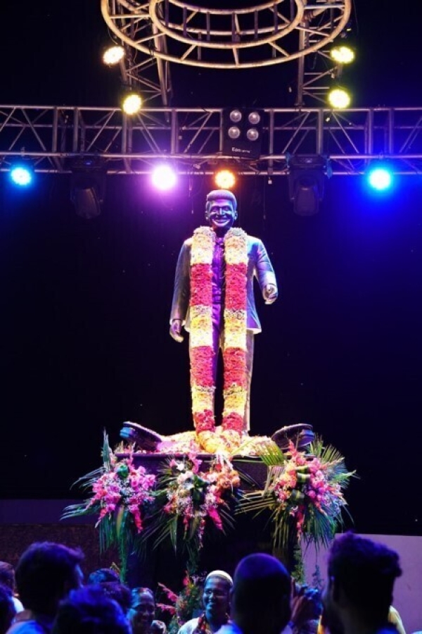 Dr.Puneeth Rajkumar Statue Unveiled In Ballari