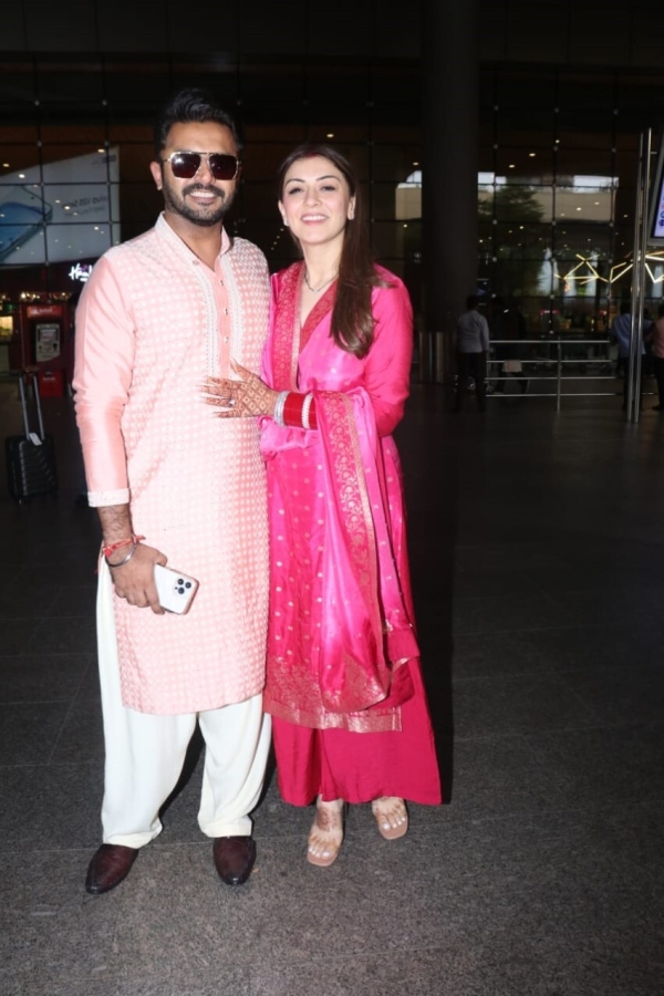 Hansika Motwani With Her Husband Sohael Kathuriya Hand In Hand Spotted ...