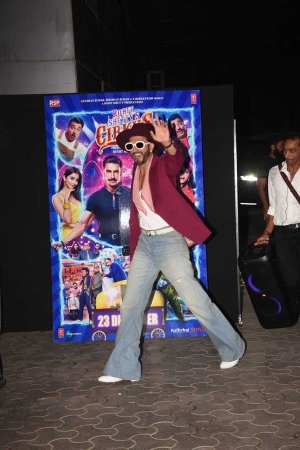 Ranveer Singh, Pooja Hegde, Rohit Shetty, and Other Celebs Spotted At ...