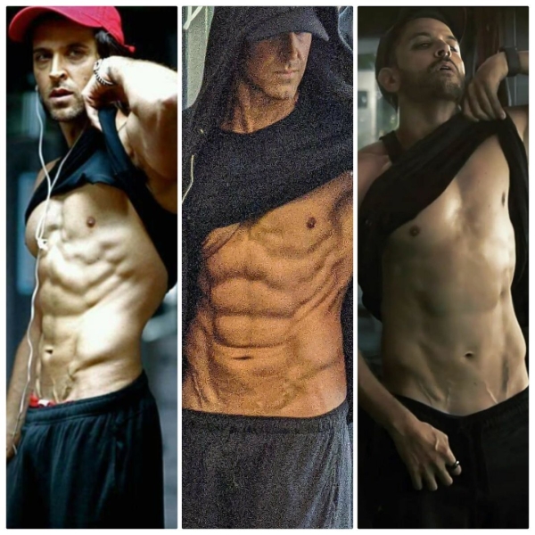 8 Pack Abs Hrithik Roshan