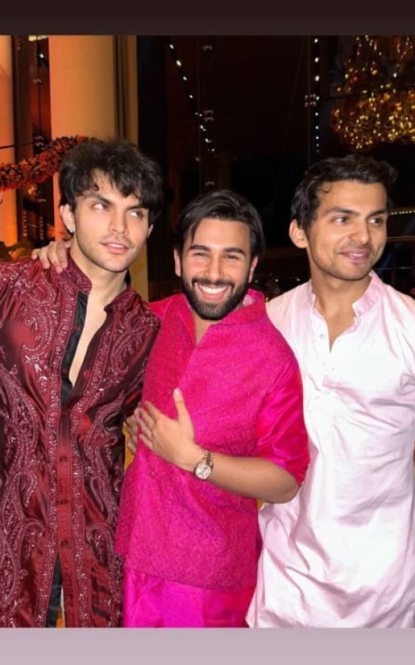 Inside Pictures Of Anant Ambani And Radhika Merchant's Engagement Photos