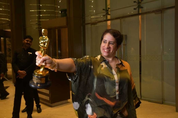 Guneet Monga Brings Oscar Home For The Elephant Whisperers; See Photos