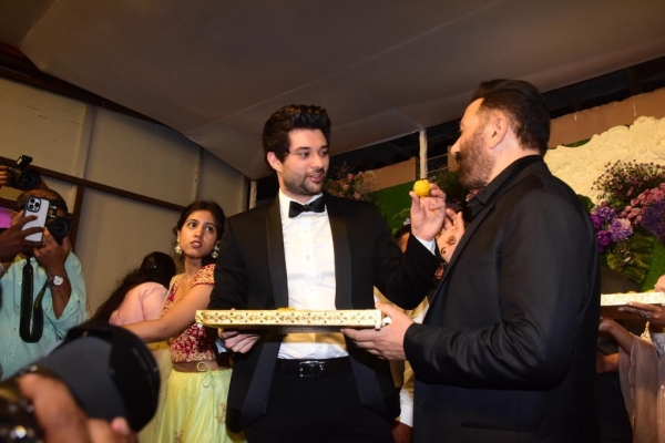 The Deol Family welcomed industry friends at Karan Deol and Drisha ...