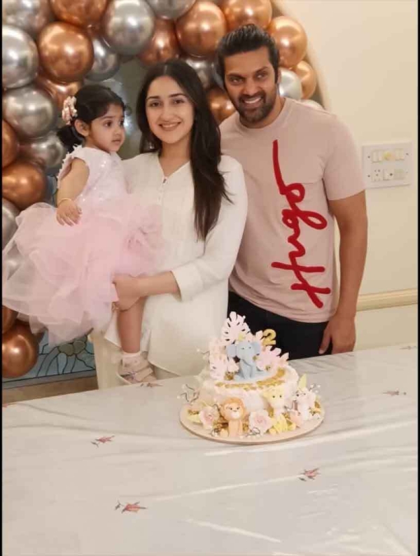 Actress Sayyeshaa & Arya Celebrate Daughter Ariana’s 2nd Birthday With ...