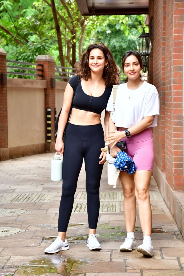 Neha and Aisha Sharma Set Fitness Goals as They Hit the Gym in Bandra