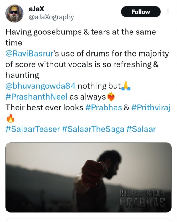 Salaar Teaser Release: Salaar Teaser Strikes Gold on Twitter, Prabhas ...