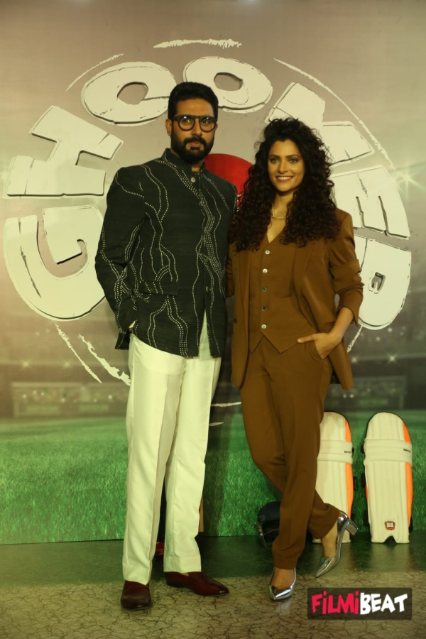 Ghoomer Trailer Launch: Abhishek Bachchan and Saiyami Kher Shine at the Trailer Event
