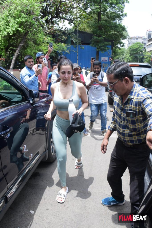 Malaika Arora Spotted Leaving Diva Yoga After a Steamy Yoga Session