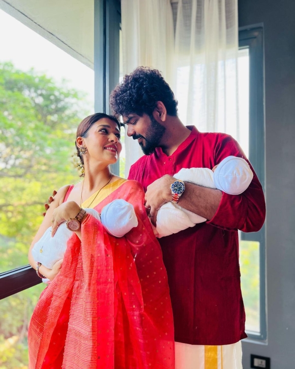 Nayanthara and Vignesh Shivan's Heartwarming First Onam Celebration with Twin Sons Uyir and Ulag