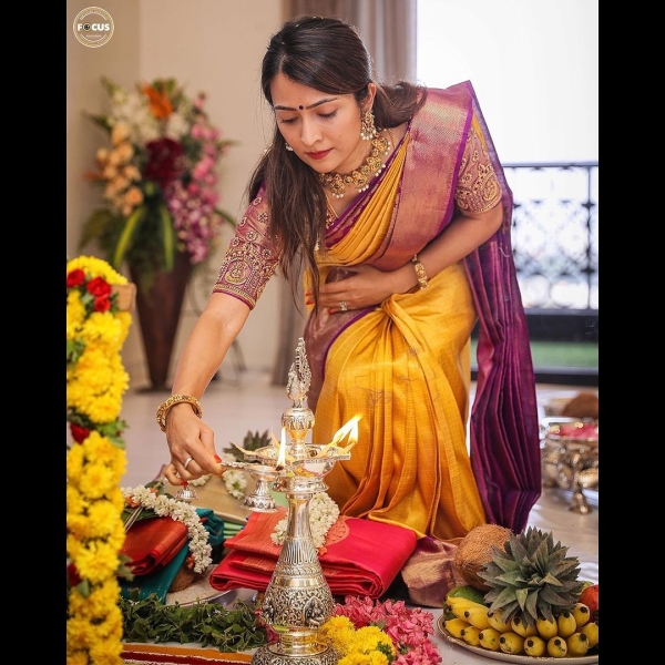 Yash and Radhika Pandit's Heartwarming Varamahalakshmi Puja Celebration ...