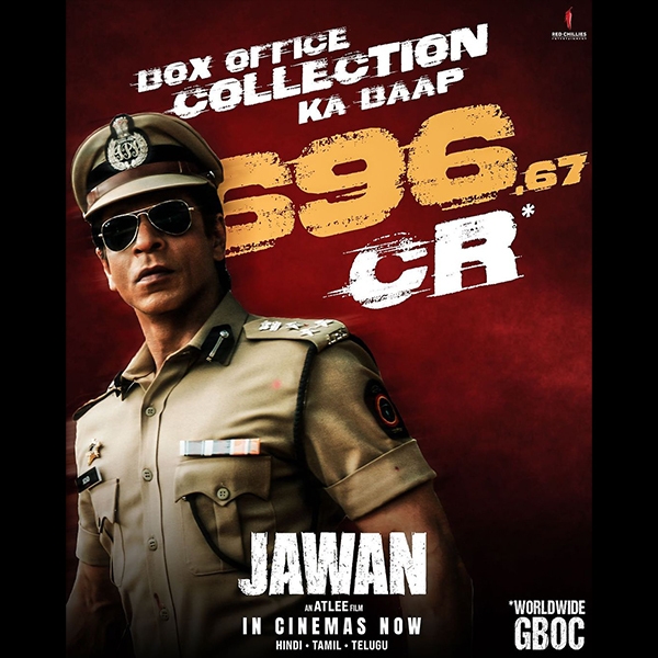Jawan Makes Bollywood History, Crosses ₹1100 Crores Worldwide