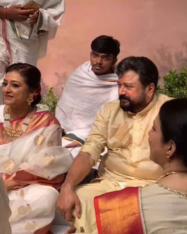 Kalidas Jayaram and Tarini Kalingarayar's Engagement Takes Social Media ...