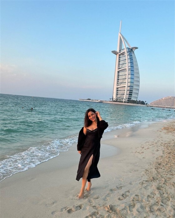 Neha Rings 36th Birthday on Dubai's Beaches with Sister Aisha Sharma
