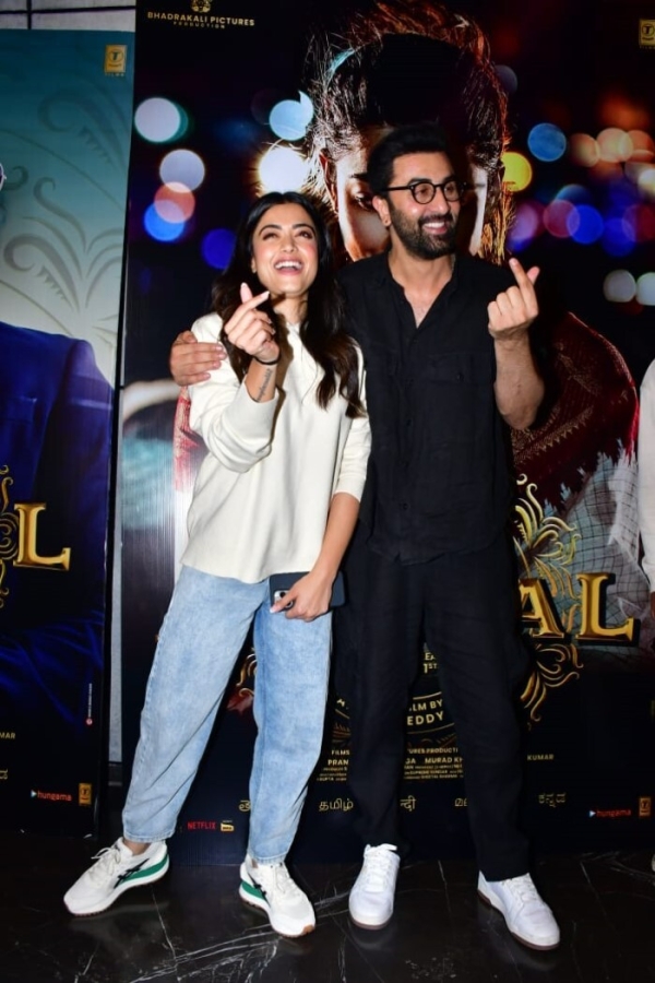 Ranbir Kapoor, Rashmika Mandanna At Animal Trailer Preview | Animal ...