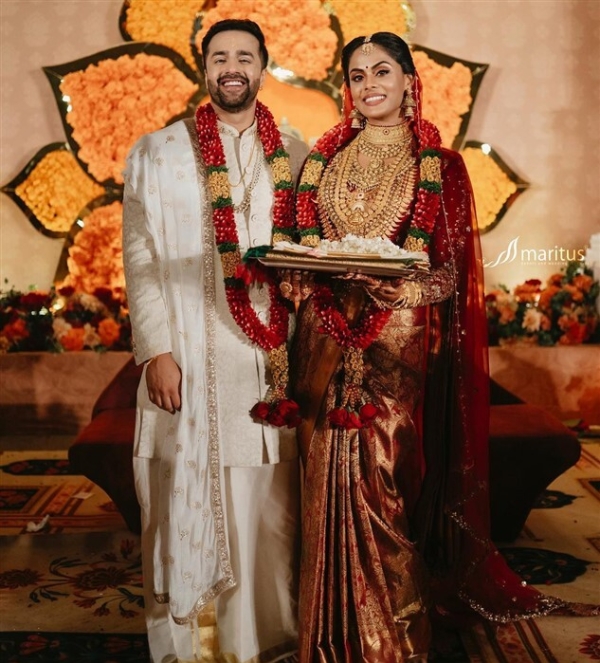 Stunning Moments From Karthika Nair and Rohit Menon's Lavish Kerala Wedding