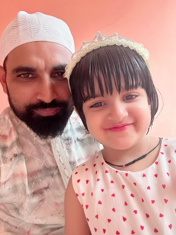 Unseen Pics Of Mohammed Shami's Daughter Aaira Shami