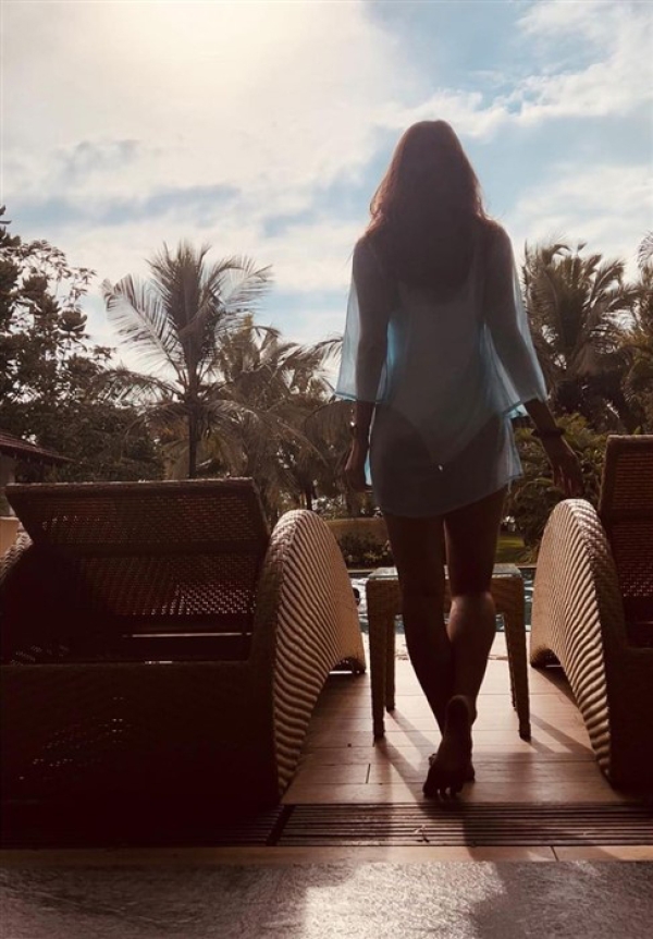 Animal Star Tripti Dimri Stuns by the Pool in a Monokini, Sets Internet ...