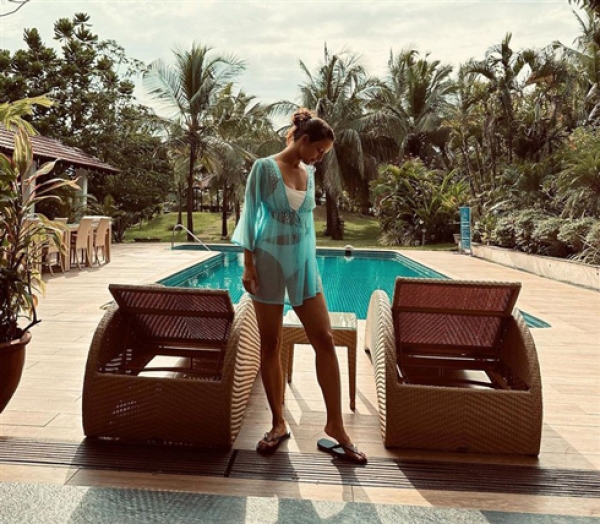 Animal Star Tripti Dimri Stuns by the Pool in a Monokini, Sets Internet On Fire With Hot Poses