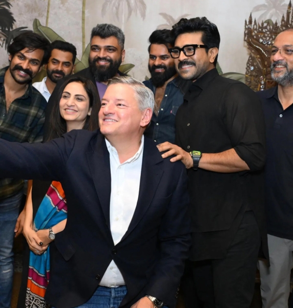 Netflix CEO Meets Ram Charan & Megastar Chiranjeevi