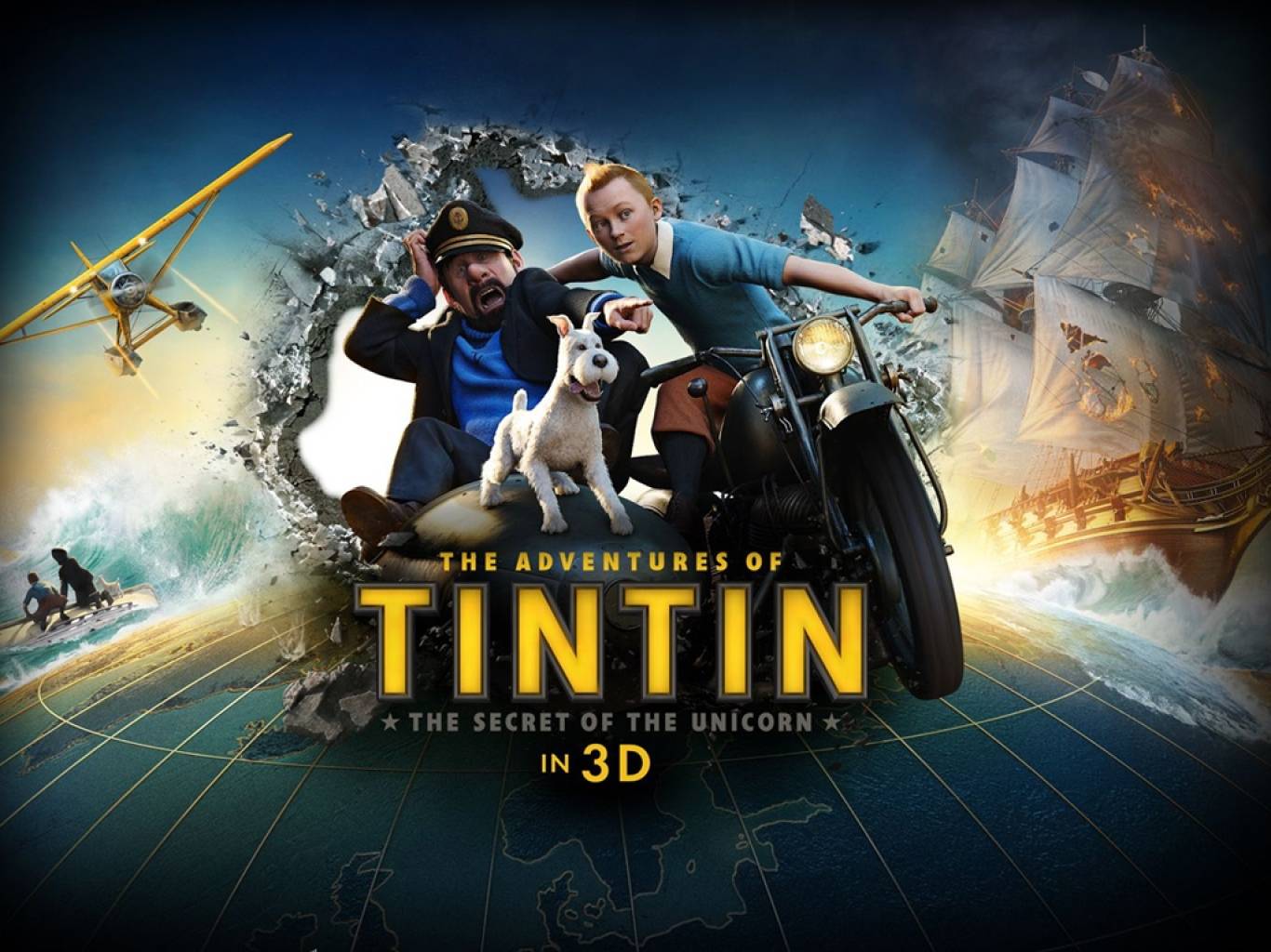 The Adventures of Tintin (2011) Movie HD Wallpapers | The Adventures of ...